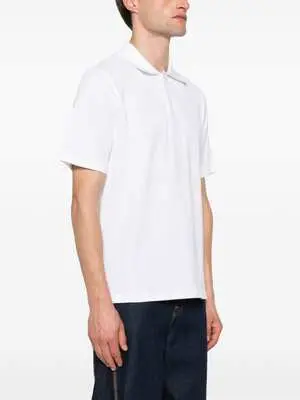 LANVIN Logo-embroidered Piqué Polo Shirt