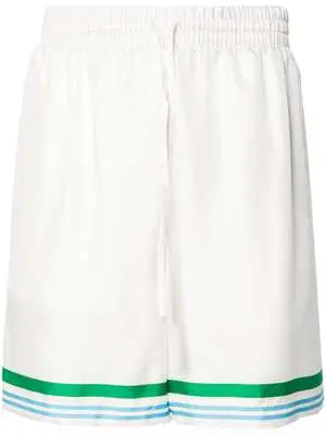 Casablanca Le Jeu Silk Shorts