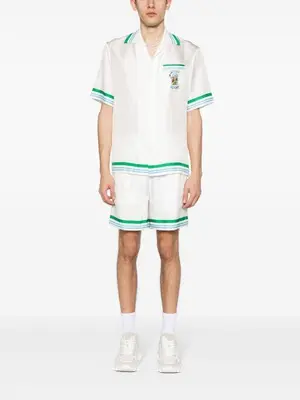 Casablanca Le Jeu Silk Shorts