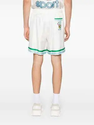 Casablanca Le Jeu Silk Shorts