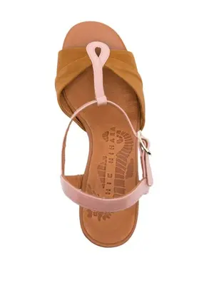 Chie Mihara Biagio T-bar Sandals - Brown