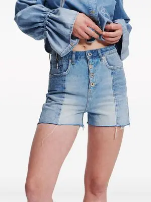 Karl Lagerfeld High-rise Denim Shorts