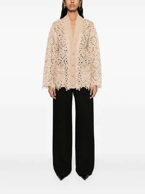 Valentino Garavani Wide-leg Silk Trousers - Black