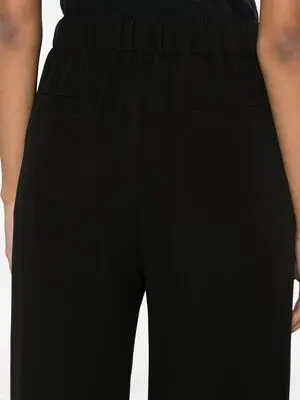 Valentino Garavani Wide-leg Silk Trousers - Black