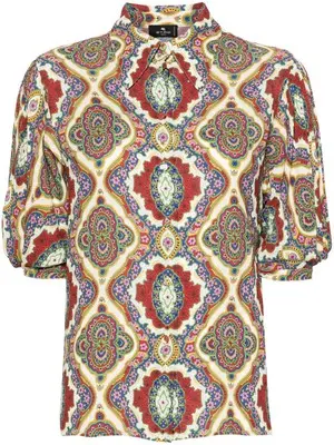 Etro Graphic-print Cady Blouse