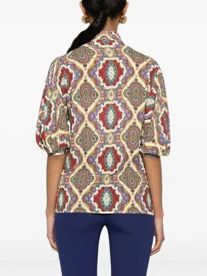 Etro Graphic-print Cady Blouse