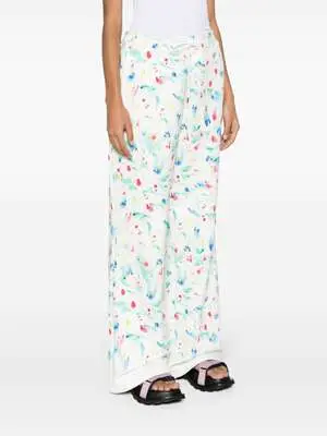 Marni Floral-print Cotton Track Pants