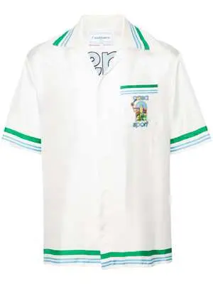 Casablanca Casa Sport Silk Shirt - White
