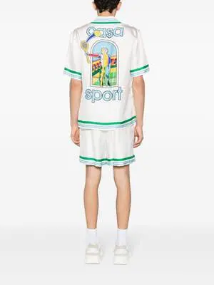 Casablanca Casa Sport Silk Shirt - White