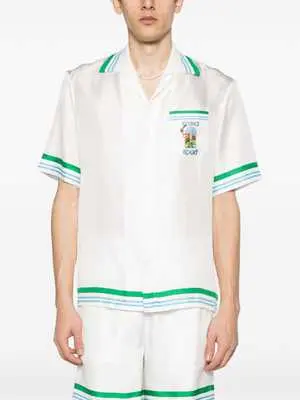 Casablanca Casa Sport Silk Shirt - White