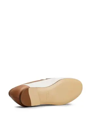 TOD'S Two-tone Chain Loafers