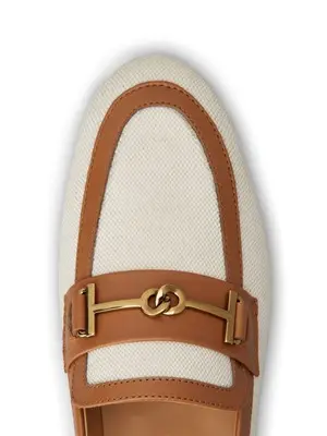 TOD'S Two-tone Chain Loafers