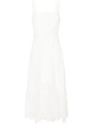 Charo Ruiz Ibiza Nissy Embroidered Maxi Dress - White