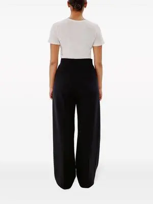 Another Tomorrow Doppio Wide-leg Trousers