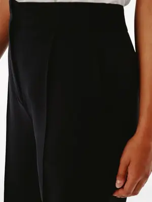 Another Tomorrow Doppio Wide-leg Trousers