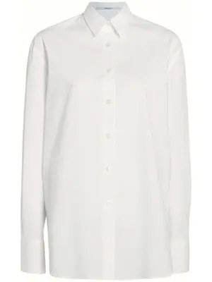 Another Tomorrow Organic Cotton Shirt - White