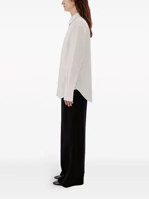 Another Tomorrow Organic Cotton Shirt - White