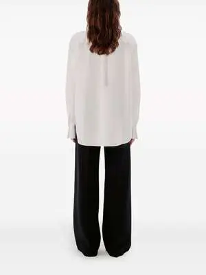 Another Tomorrow Organic Cotton Shirt - White