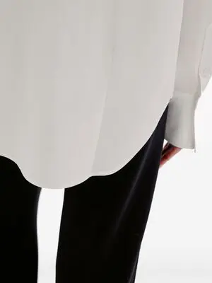 Another Tomorrow Organic Cotton Shirt - White