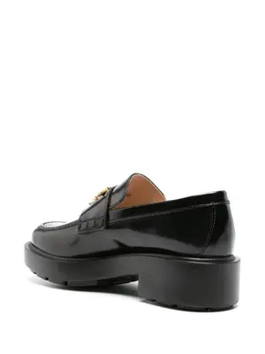 Pinko Love Birds Leather Loafers