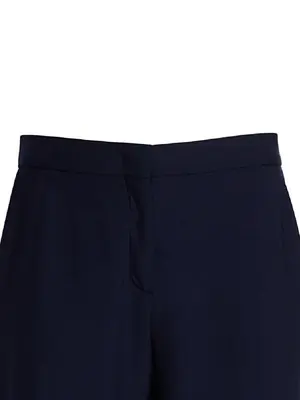 Another Tomorrow Slim-cut Tailored Trousers