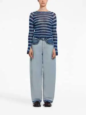 Marni Panelled Wide-leg Jeans