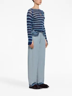 Marni Panelled Wide-leg Jeans
