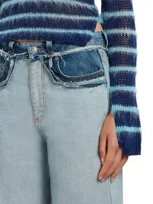 Marni Panelled Wide-leg Jeans