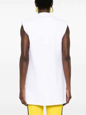 Moschino Double-breasted Blazer Gilet - White