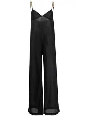 Stella McCartney Semi-sheer Jumpsuit - Black