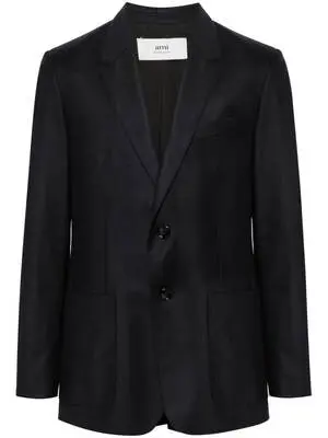 Ami Single-breasted Virgin Wool Blazer