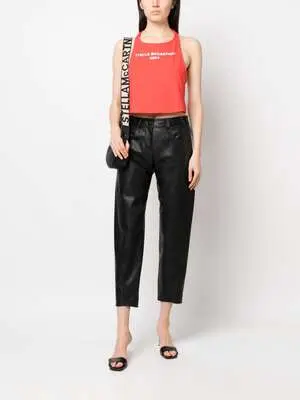 Stella McCartney Logo-print Tank Top - Red