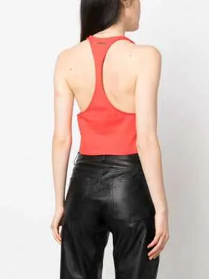 Stella McCartney Logo-print Tank Top - Red