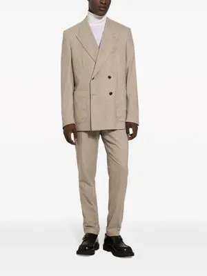 Dolce & Gabbana Pressed-crease Trousers - Neutrals