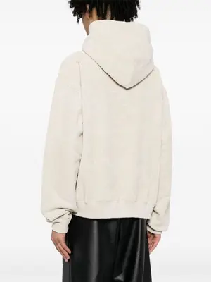 Alexander Wang Flocked Terry Hoodie