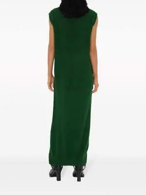 Burberry Argyle-intarsia Wool Maxi Dress