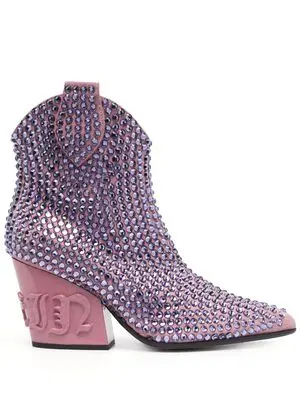 Philipp Plein Embellished Boots For Women