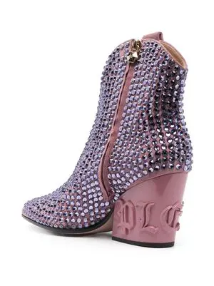 Philipp Plein 80mm Crystal-embellished Boots