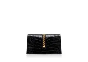 TOM FORD Stamped Croc Leather Jennifer Mini Bag On Chain