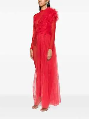 Alchemy Fashions X Lia Aram Tulle Jumpsuit - Red