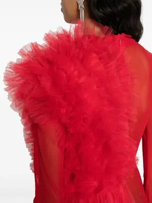 Alchemy Fashions X Lia Aram Tulle Jumpsuit - Red