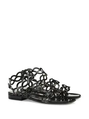 SERGIO ROSSI Sr Mermaid Leather Sandals