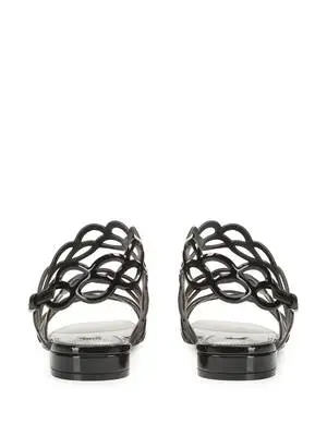 SERGIO ROSSI Sr Mermaid Leather Sandals