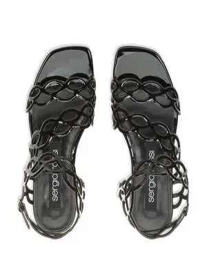SERGIO ROSSI Sr Mermaid Leather Sandals