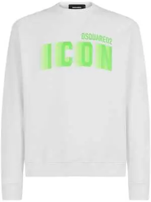 Dsquared2 Logo-print Cotton Sweatshirt - Grey