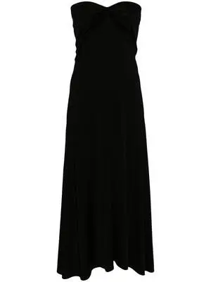 David Koma Strapless Maxi Dress
