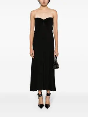 David Koma Strapless Maxi Dress