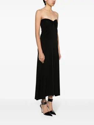 David Koma Strapless Maxi Dress