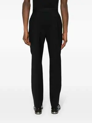 MSGM Logo-waistband Tapered Trousers
