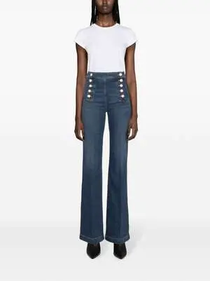 Elisabetta Franchi High-rise Bootcut Jeans